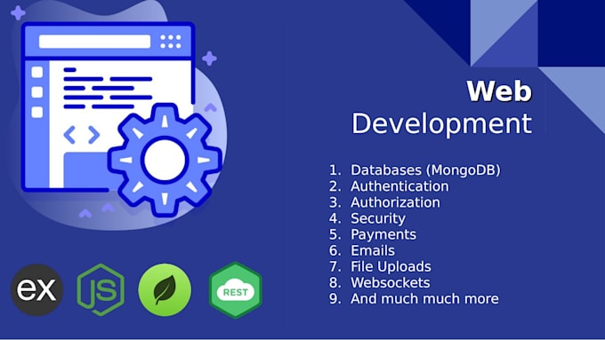 Build restful apis using nodejs and express by Miloy23 | Fiverr Build restful apis using nodejs and express by Miloy23 | Fiverr