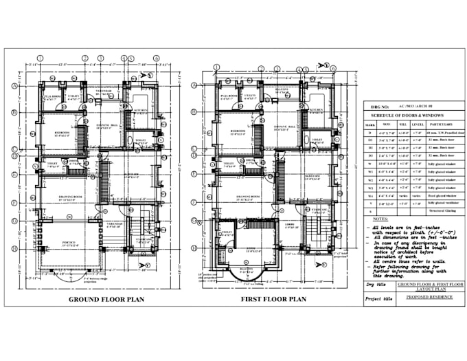 Make architectural house design in autocad drawing by Mona2023 | Fiverr
