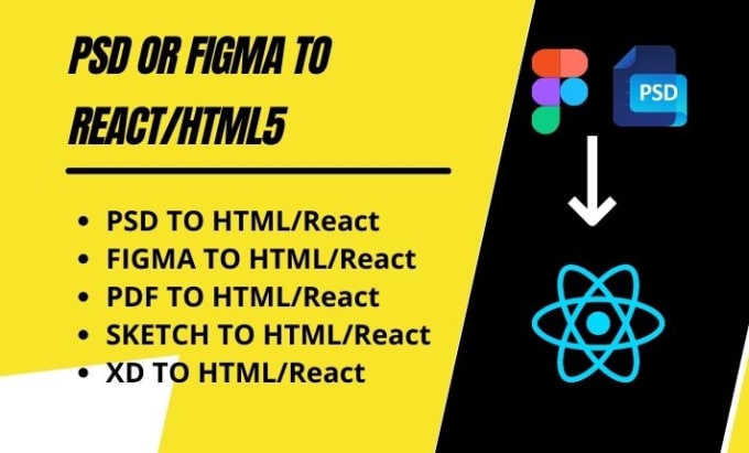 Convert psd to html figma to html, css bootstrap 5,mui, tailwind responsive web by ...