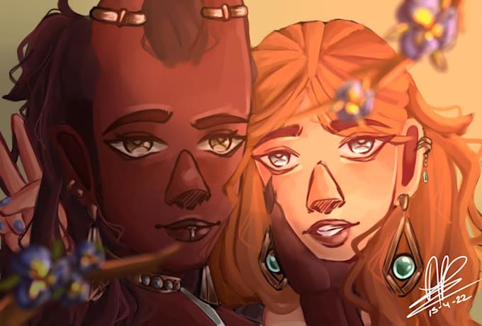 Illustrates character design, ocs and fanart by Athaliar_ | Fiverr