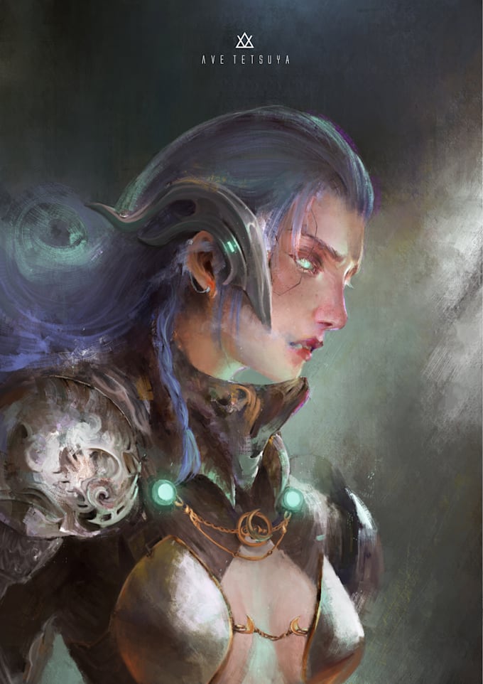 Draw semi realism, game art, and concept art by Avetetsu | Fiverr