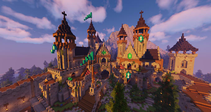 Create medieval minecraft builds by Jonhn116 | Fiverr