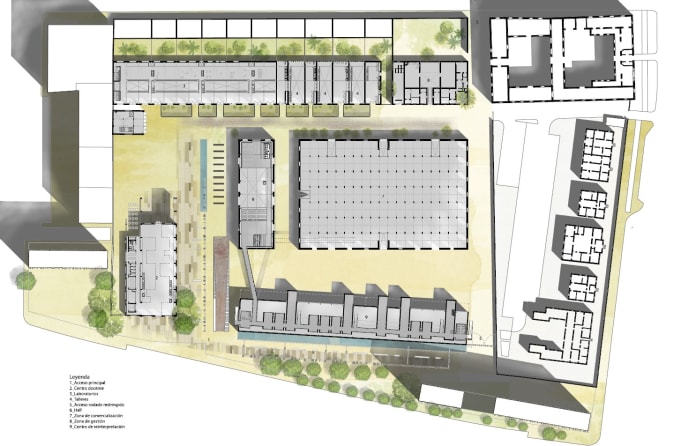 Color render architectural plan, section, or elevation by Marta3910 ...