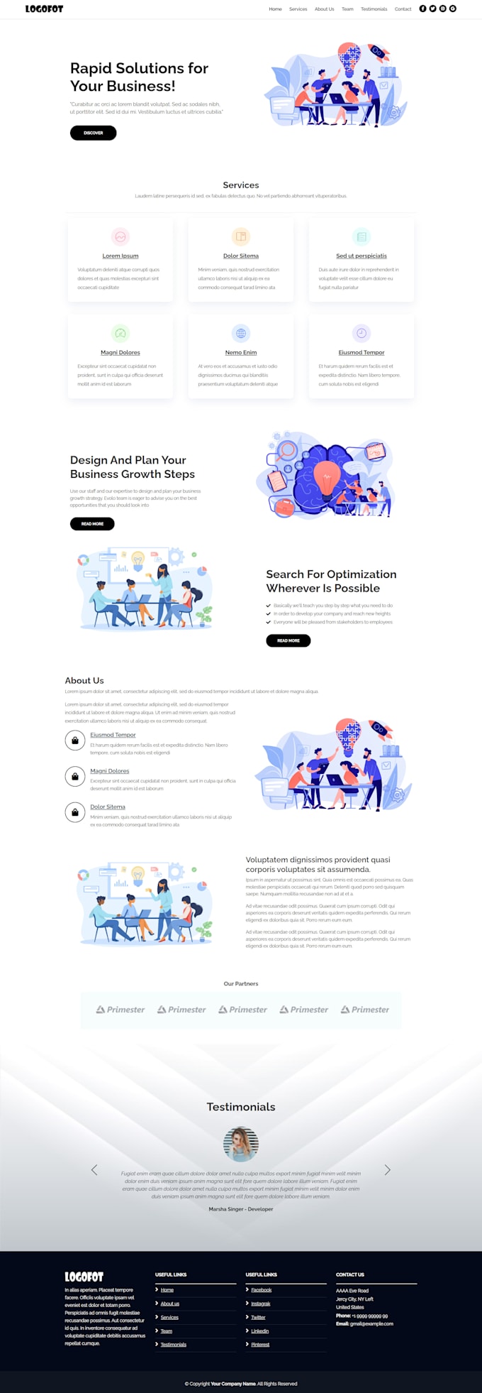 Do Frontend Web Development With Html Css Bootstrap Jquery Ajax And Json By Iswinter Fiverr