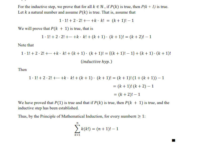 Review your mathematical proofs by Ricardo221b | Fiverr