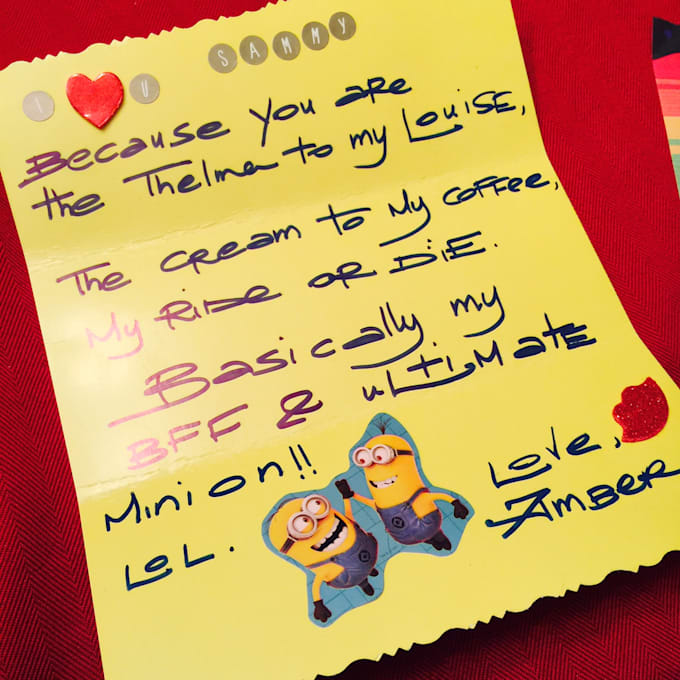 Send candy grams with funky creative handwritten notes by Naimah83 | Fiverr