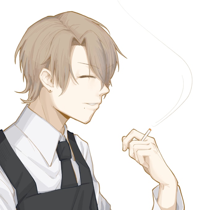 Draw anime style profile picture by Gracelu974 | Fiverr