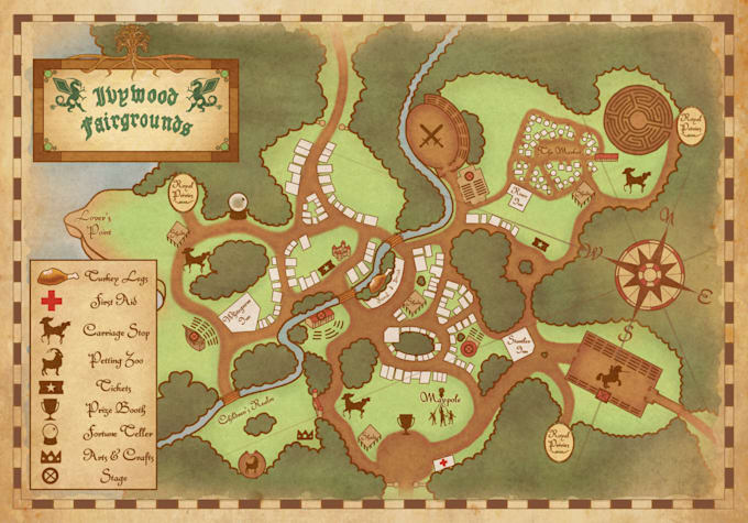 Create custom ttrpg maps for your campaign by Spaceman_bren | Fiverr