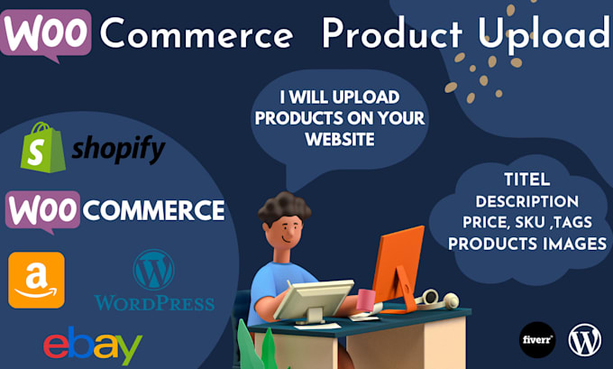 Upload product on your ecommerce website by Shkarman | Fiverr
