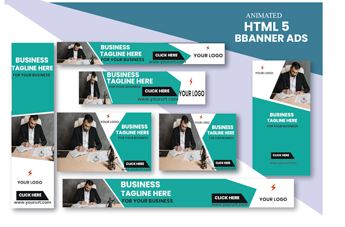 Design animated html5 banner ads for google display ads by ...