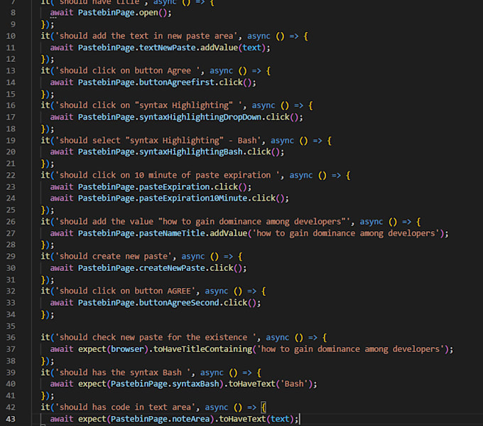 Write Automation Tests In Javascript For You Using Wdio Mocha Or Cucumber By Evseevakris Fiverr