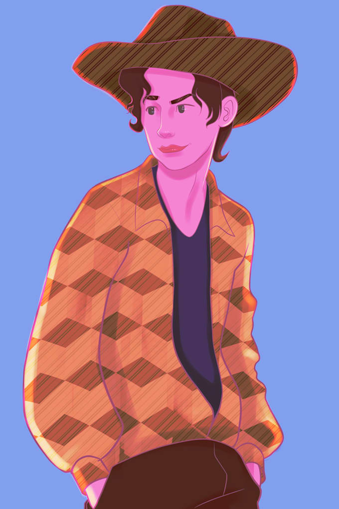 Draw colored cartoonized portrait by Emmarado | Fiverr