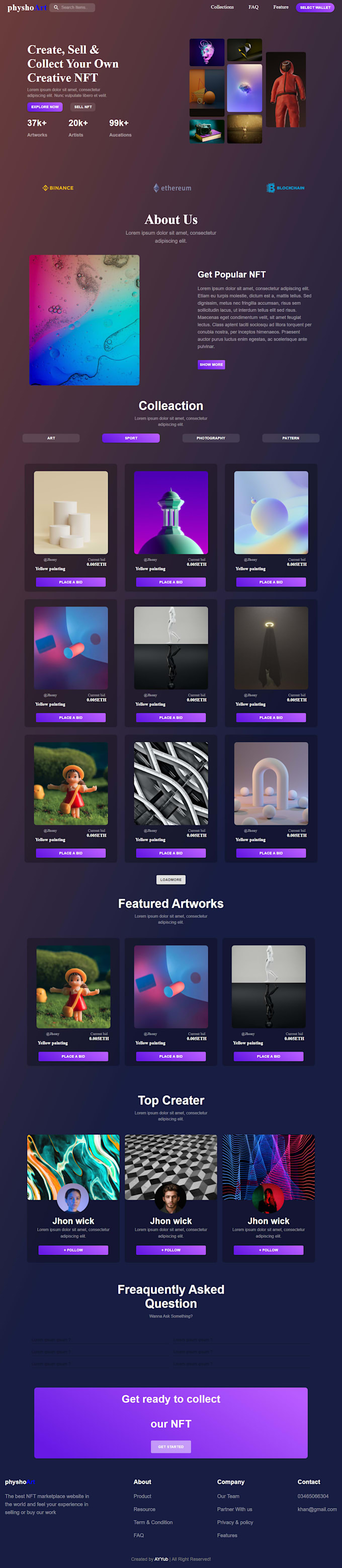 Develop A Responsive Website With Html Css Javascript By Ayoubkhan05 Fiverr