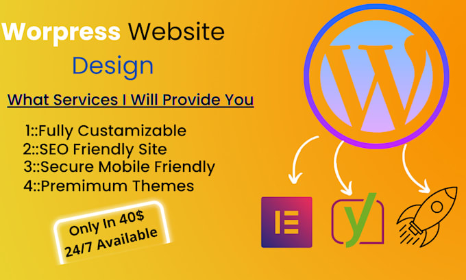 Design a business elementor wordpress website by Asadnoultech | Fiverr