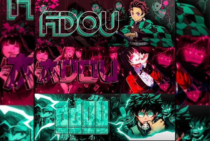 Design an outstanding twitter, youtube, discord anime banner by ...