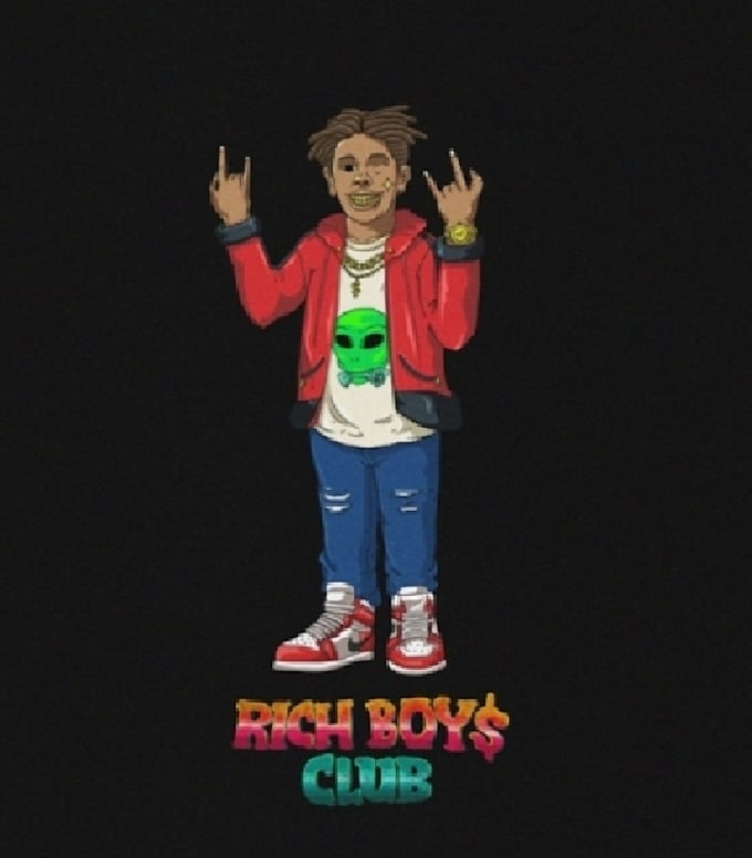 Draw swag, hiphop, rich boy culture cartoon by Pakunjin | Fiverr