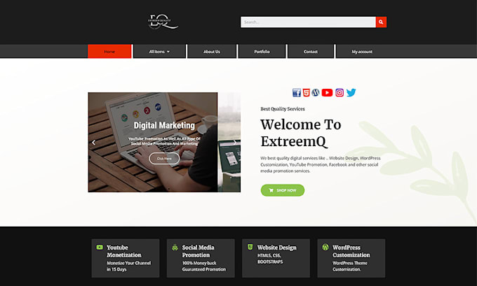 Install and customize your wordpress themeforest theme by Extreemq | Fiverr