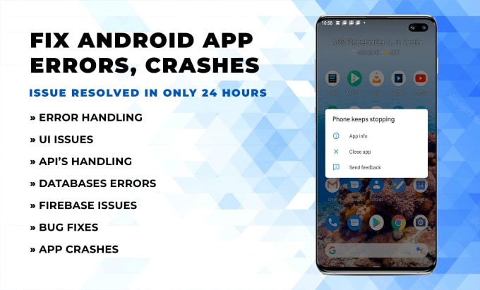 Fix Android App Errors Bugs And Crashes In Java And Kotlin By Umerfarooq718 Fiverr