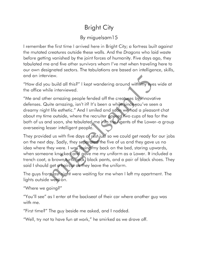 Ghostwrite post apocalyptic or dystopian short stories by Miguelsam15 ...