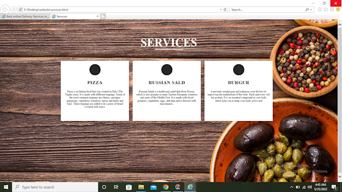 Make webpages for you using html and css in one day by Salhehameed139 ...