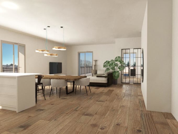 Create 3d model and design render with archicad and 3dmax vray by ...