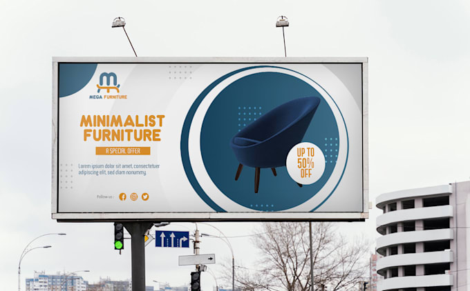 Design attractive printable billboards,roll ups,shop signs by ...
