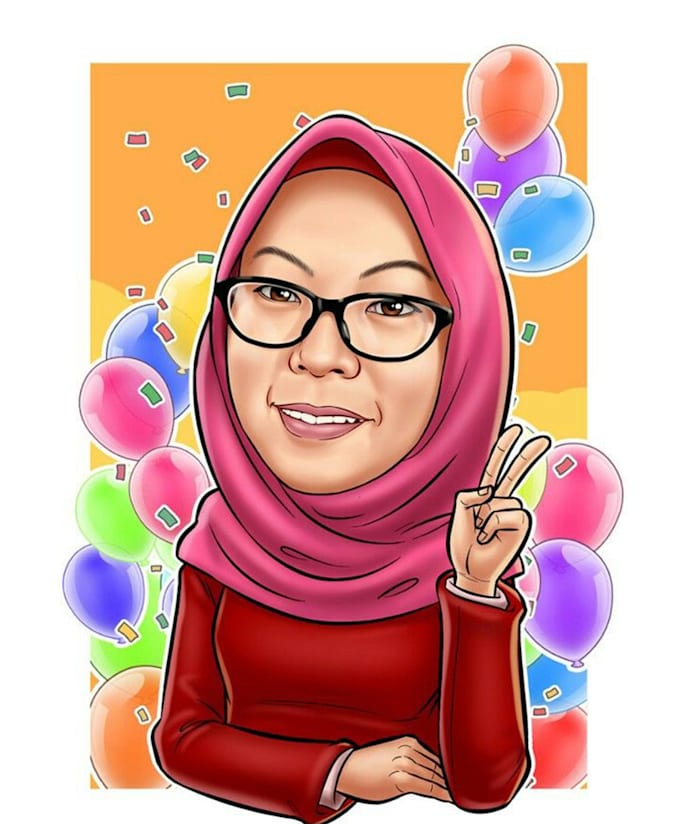 Draw a professional cartoon caricature in any style you wish by ...