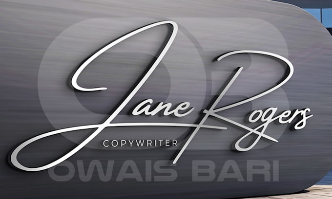 Create hand drawn signature logo design by Owaisbari | Fiverr