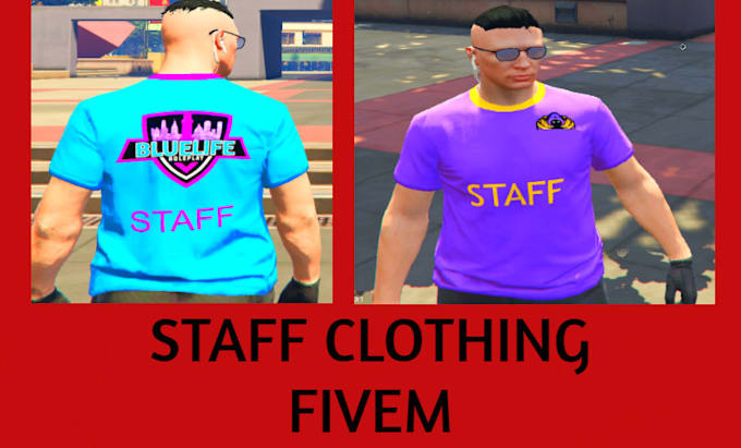 Make an outfit or shirt for your fivem server staff by Pedroribeiro69 ...
