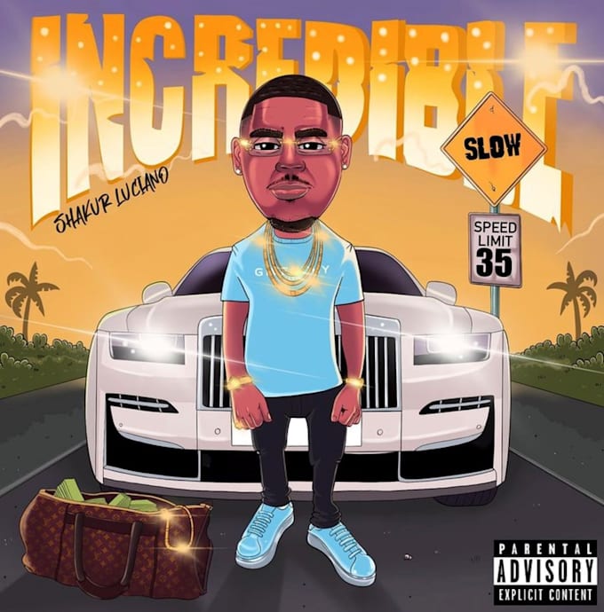 Draw cartoon mixtape cover art, cartoon album cover art by Wotugraphics ...