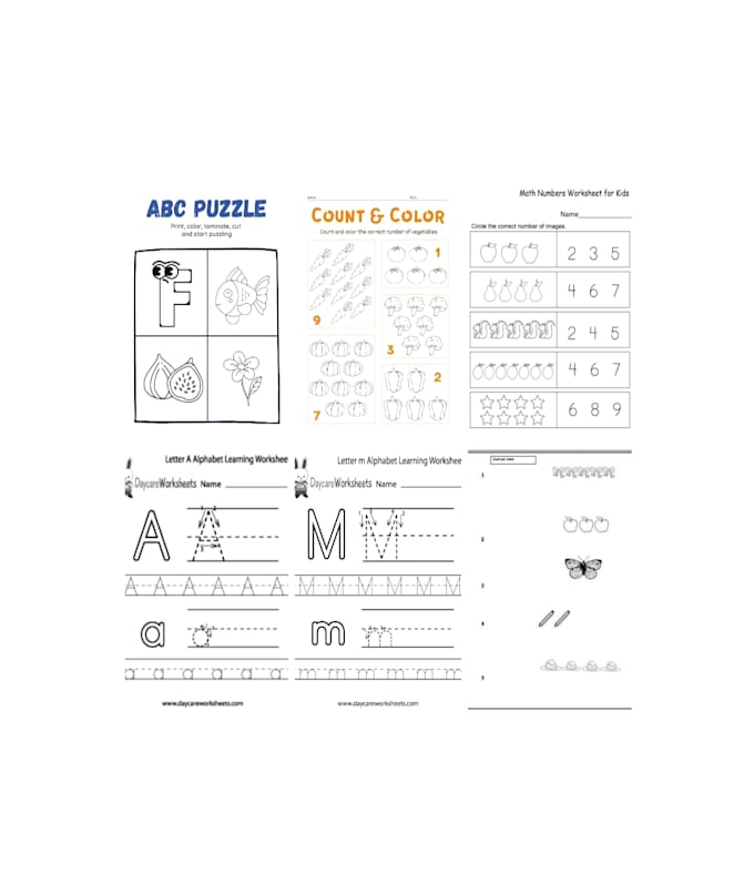 Design awesome kids worksheets, books, workbook by Shireenzahid | Fiverr