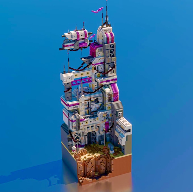 Do a commission by creating structures by Noqtun | Fiverr