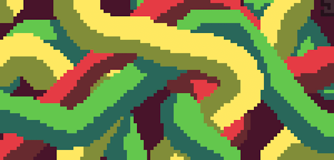 Create a pixel art social media banner by Jamstarx | Fiverr