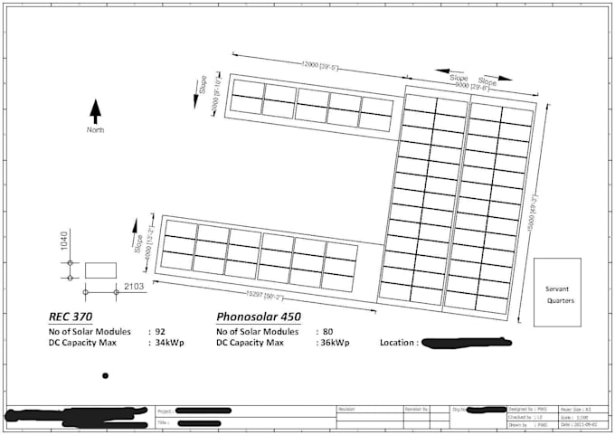 Do solar panel layouts, single line diagrams sld by Susithafiverr | Fiverr