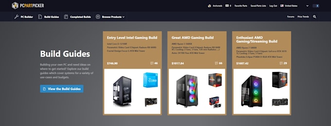 Create a pcpartpicker list by Archcreds | Fiverr