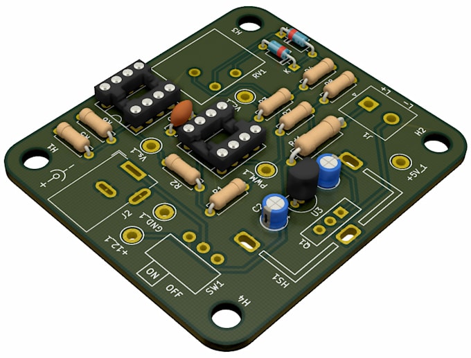 Design schematic and pcb using kicad software by Davideciaghi | Fiverr
