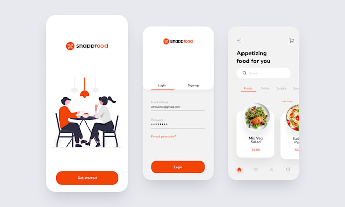 Create engaging ui ux for your mob app design by Geralt_ofuiux | Fiverr