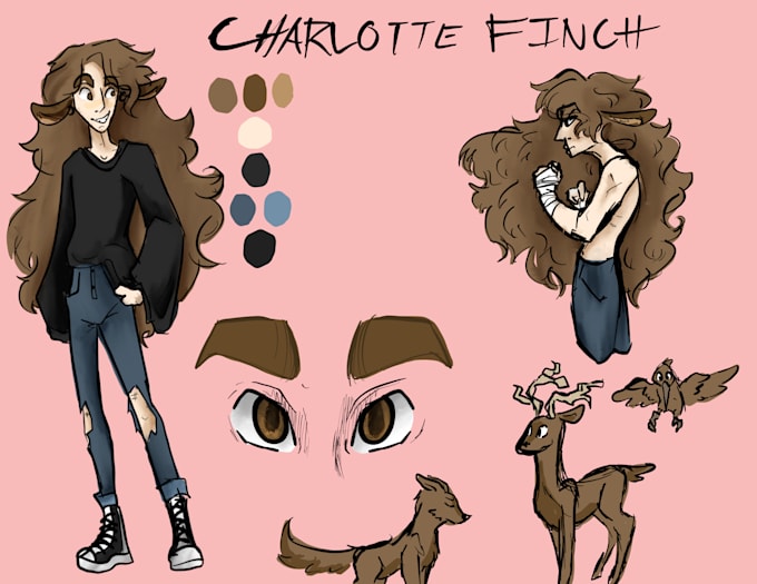 Create original character illustrations by Organic_tafcone | Fiverr