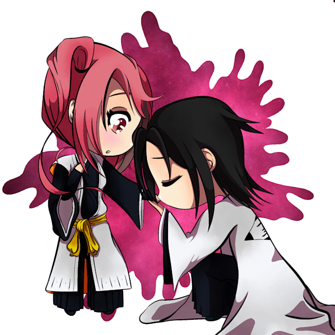 Draw 2d anime chibi by Yukinadraconia | Fiverr