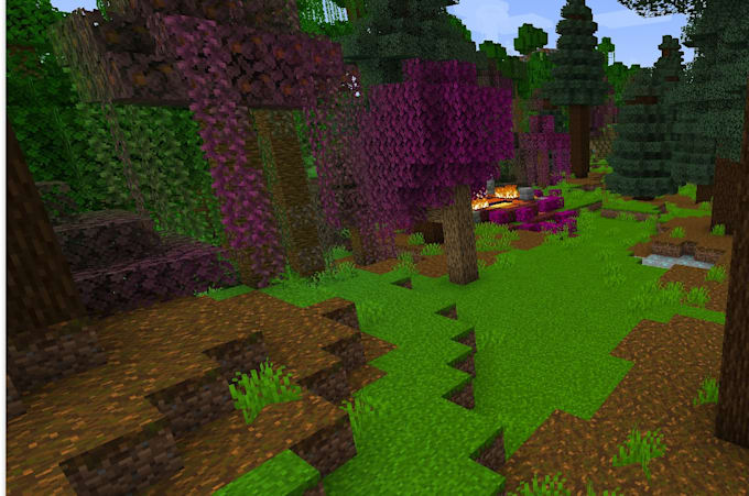 Made a custom minecraft biome for you by Maqua_ | Fiverr
