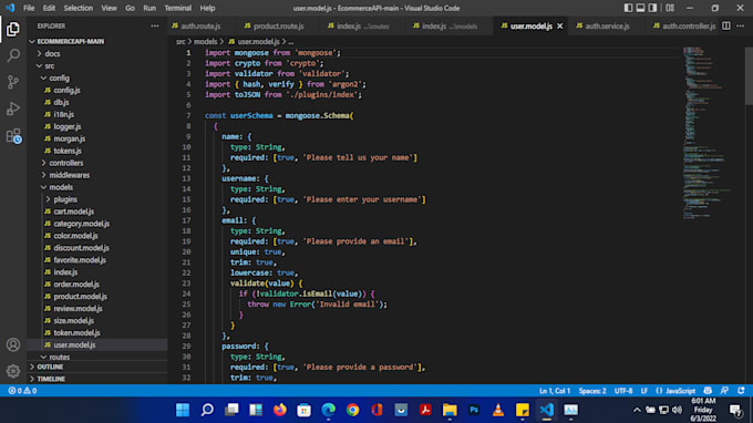 Create backend apis in nodejs, mongodb, expressjs by Willisit | Fiverr