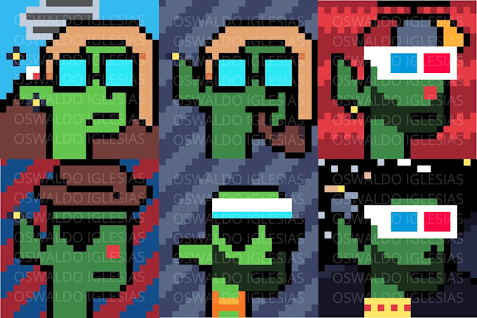 Make nft art collection for degen drops like goblin by Oswaldoigl | Fiverr