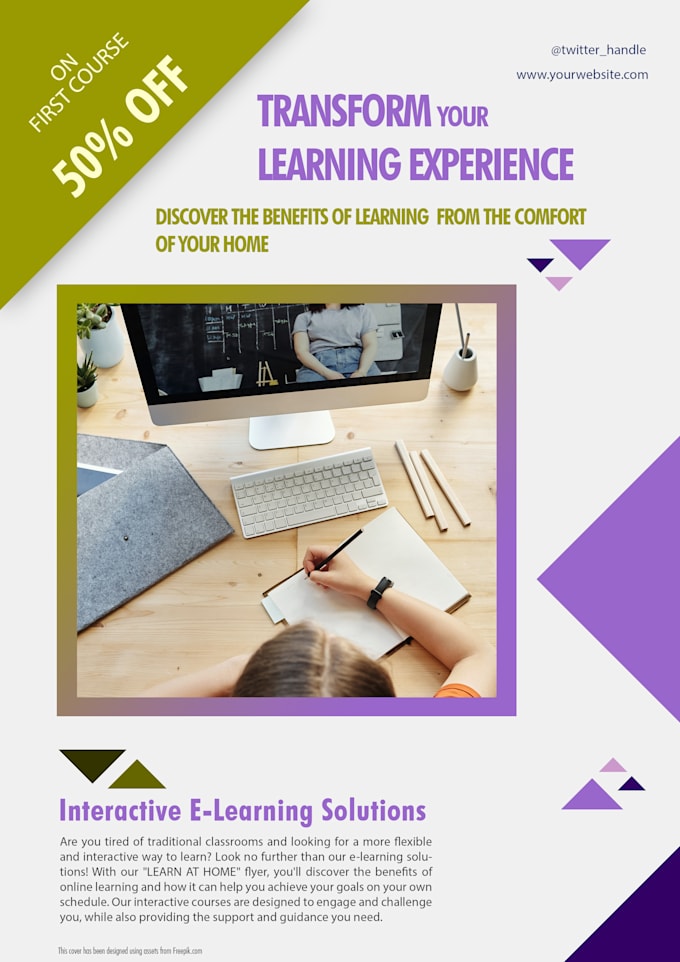 Design academic flyer brochure poster by M_zeeshan_ | Fiverr