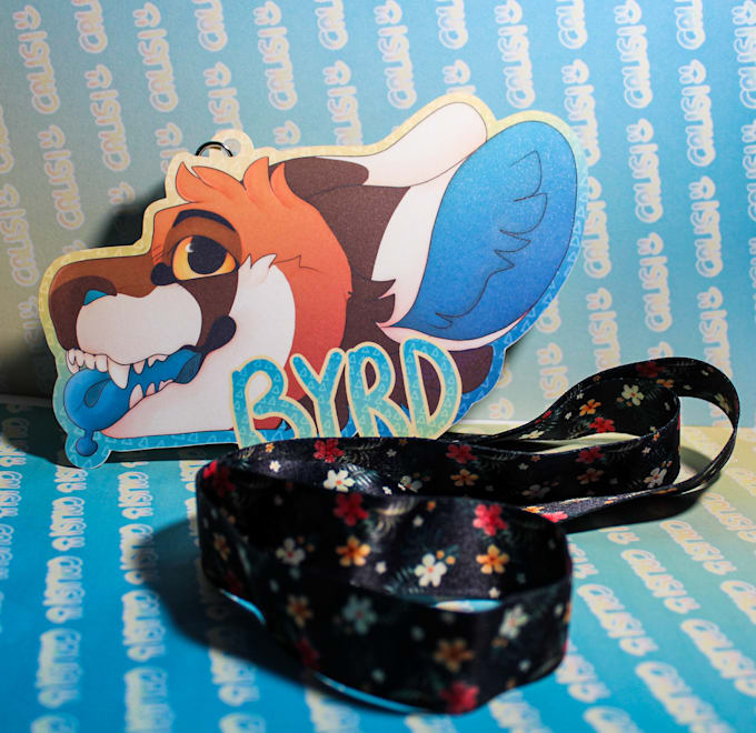 Make you a furry convention badge by Calisiart | Fiverr