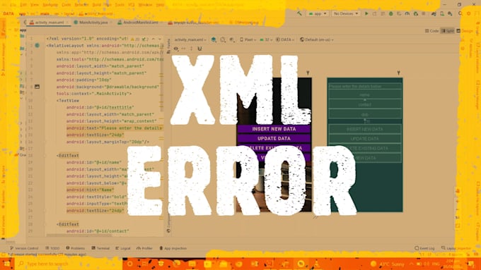 Fix android app issues, bugs and debug in android studio by Touqeer586 ... Fix android app issues, bugs and debug in android studio by Touqeer586 ...