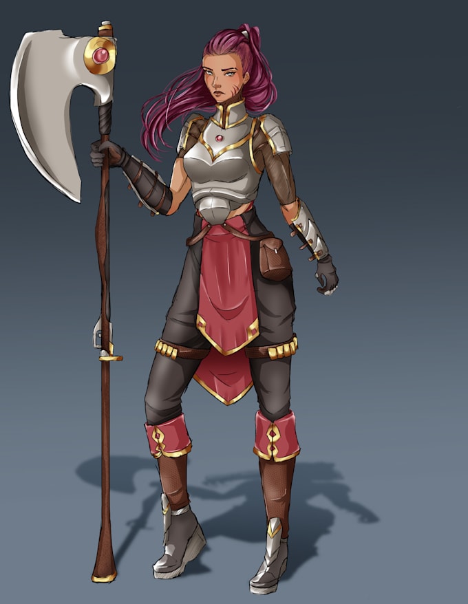 Draw or design your dnd or other rp character by Kany_mw | Fiverr