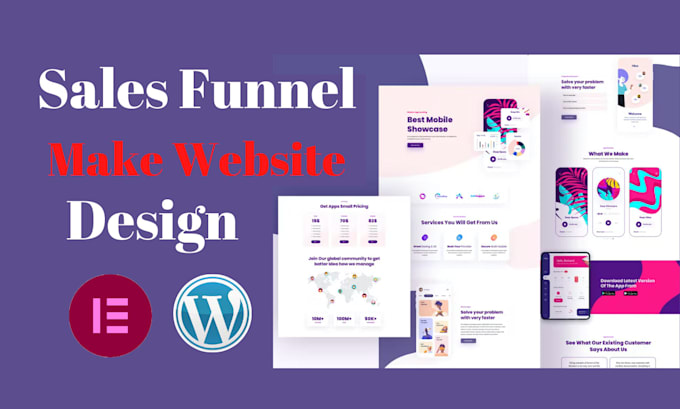 Design a unique sales funnel, click funnel, landing page website by Jr_sumon | Fiverr