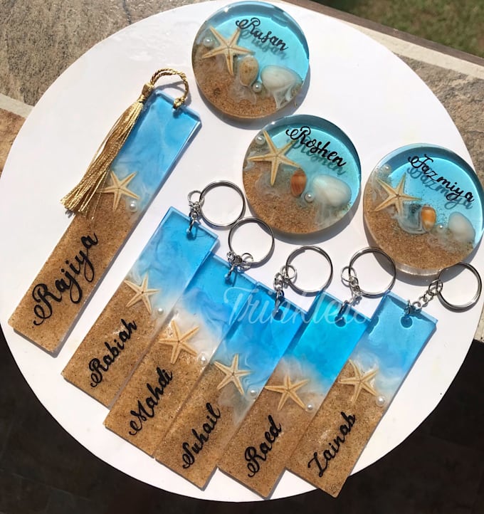 Create resin products and handmade gift items by Trinkletslk | Fiverr