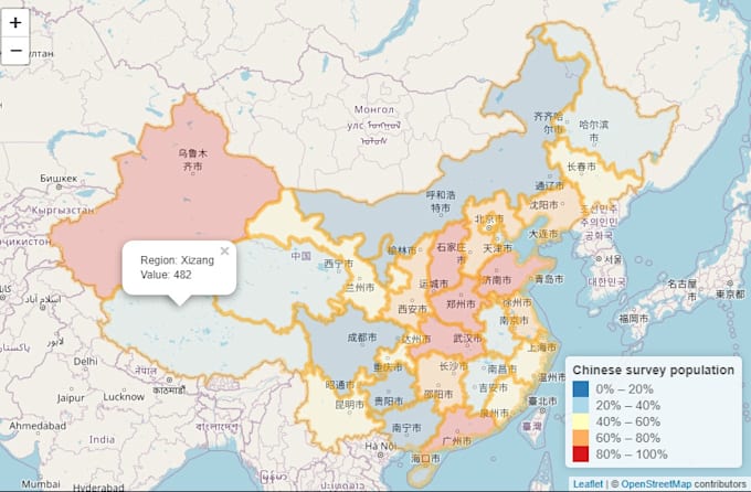 Create a map using rstudio leaflet by Seymakalay | Fiverr
