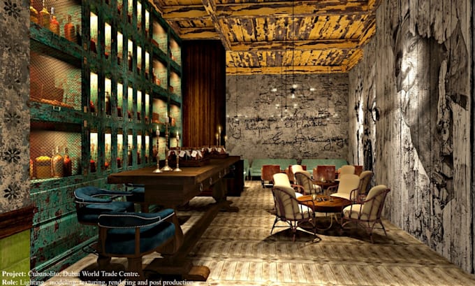 Model and render realistic interior scenes by Khuram_syed | Fiverr